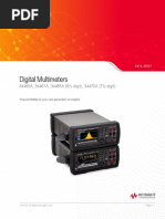 Manual DAQ970A-DAQ973A - Eng - Tds | PDF | Data Acquisition | Thermocouple