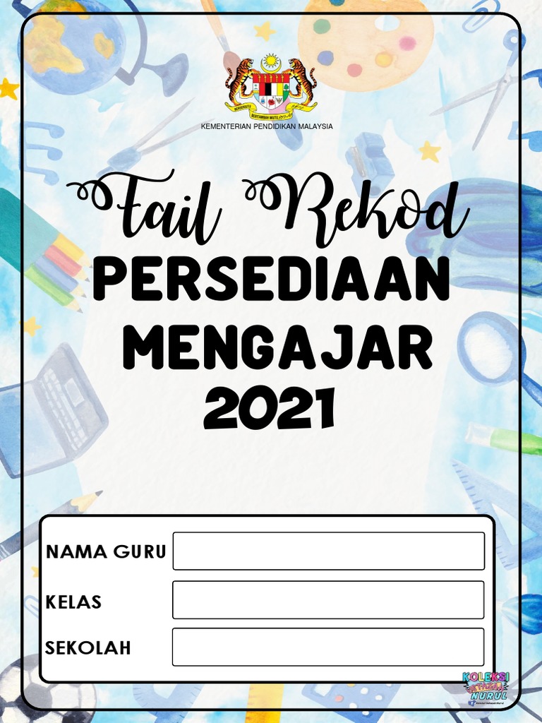 Fail Rekod Persediaan Mengajar (Guru Lelaki Version) | PDF