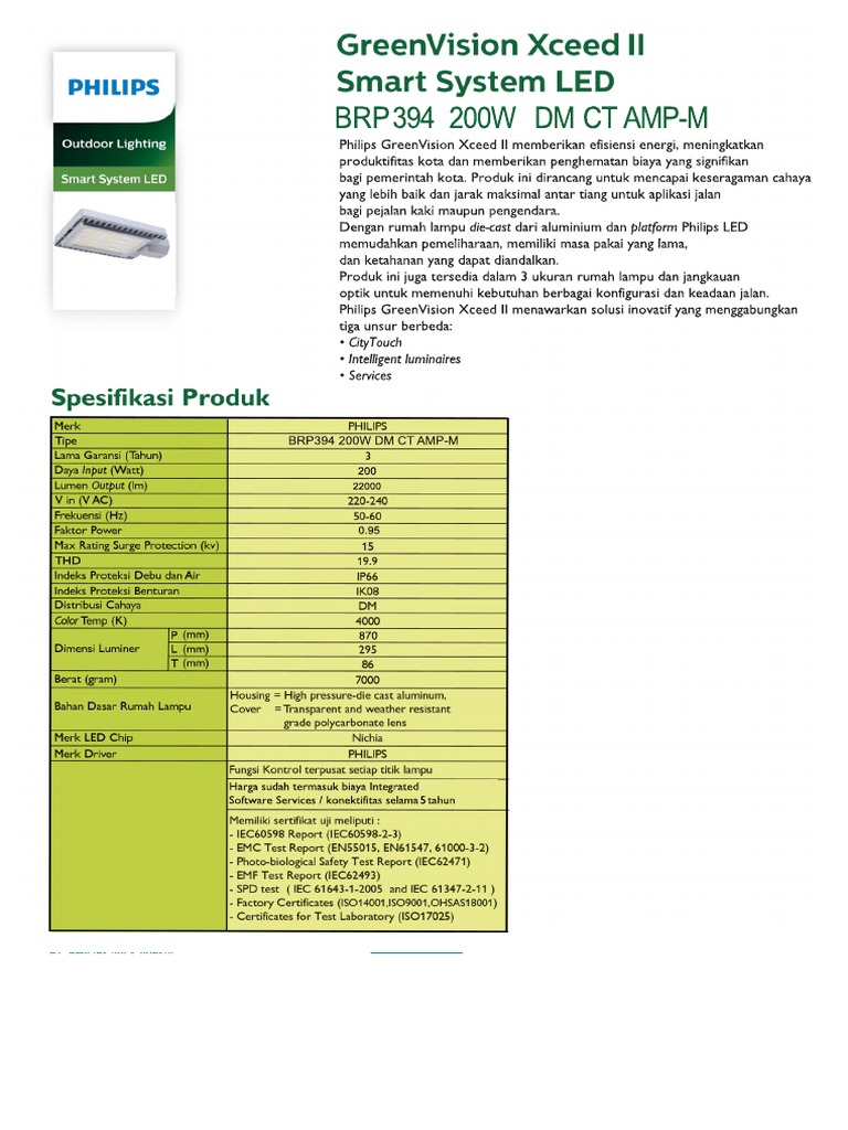 Brosur Smart LED (Philips) | PDF