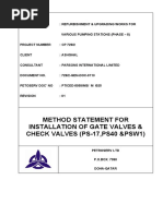 Method Statement For NITROGEN PURGING (SAMPLE) | PDF | Personal Protective Equipment | Pipeline ...