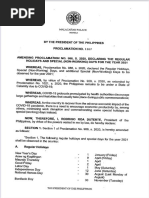 Philippine Holidays 2026 Proclamation | PDF