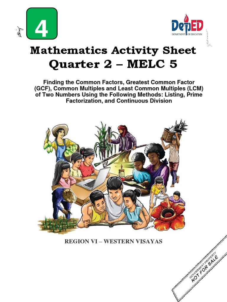 Quarter 2 - MELC 5: Mathematics Activity Sheet | PDF | Abstract Algebra ...