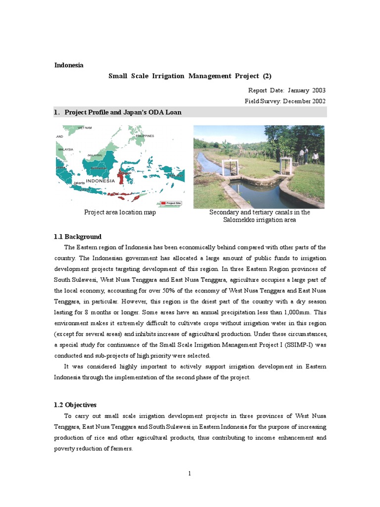 Small Scale Irrigation Management Project (2) : Indonesia | Download ...
