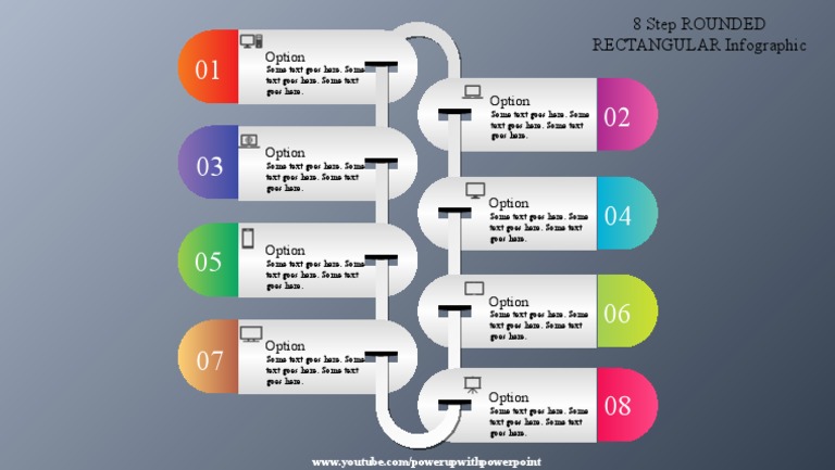 17.create 8 Step Rounded Rectangular Infographic | PDF