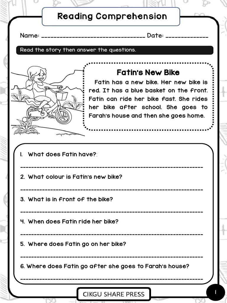 Reading Comprehension | PDF | Chicken | Cakes