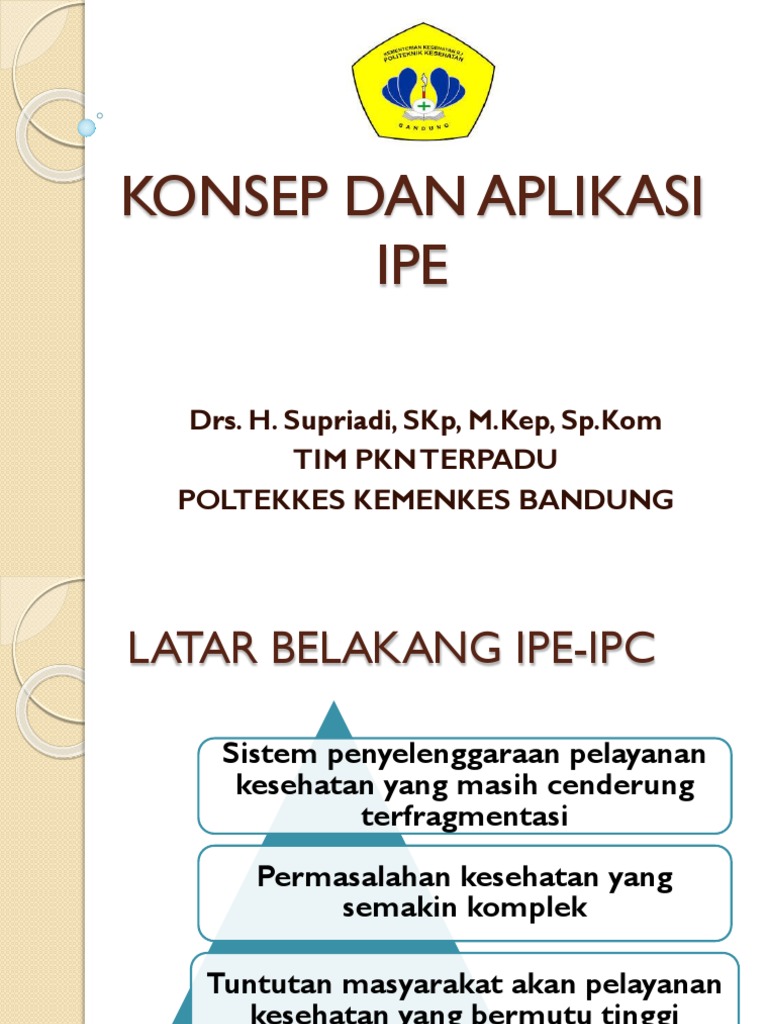 Konsep Ipe-Ipc | PDF