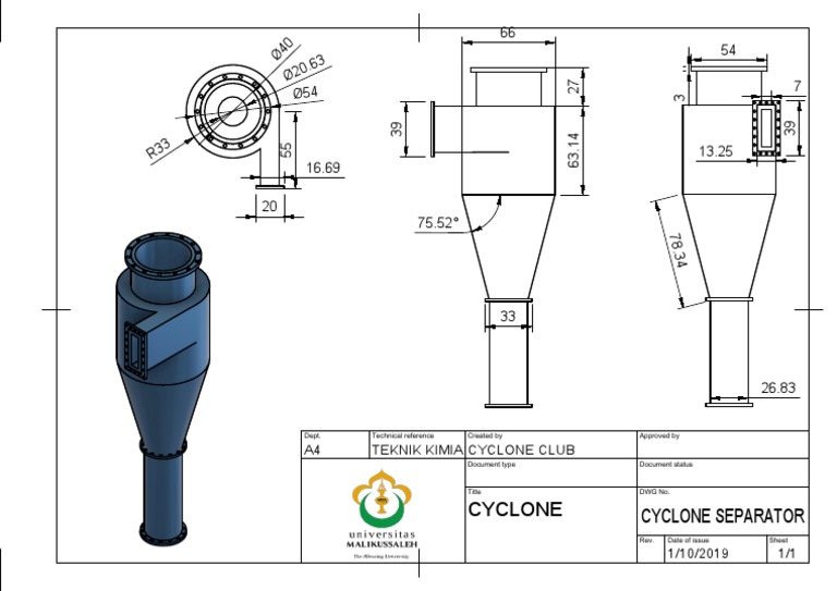CYCLONE Drawing v0 PDF | PDF