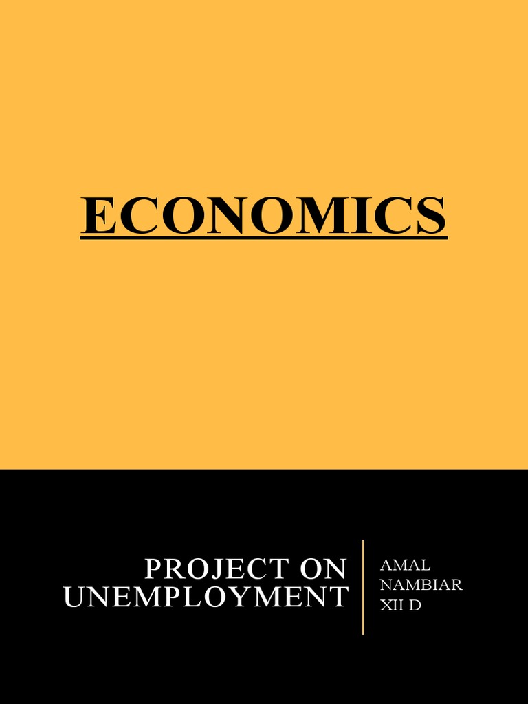 Project On Unemployment | PDF