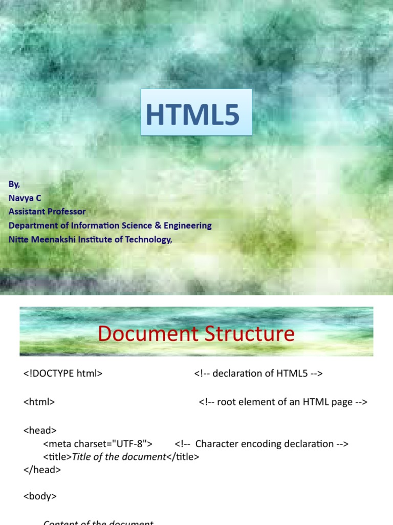 HTML5 | PDF | Hyperlink | Html Element