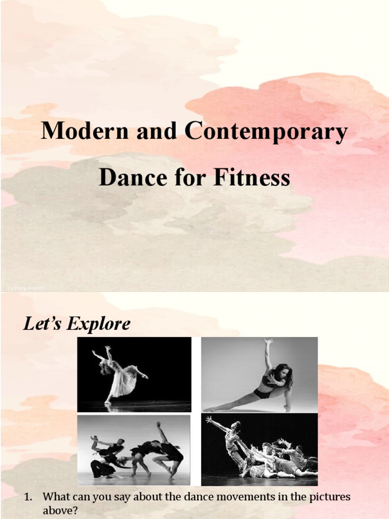 Module 4 Modern and Contemporery Dance For Fitness | PDF | Dances | Ballet