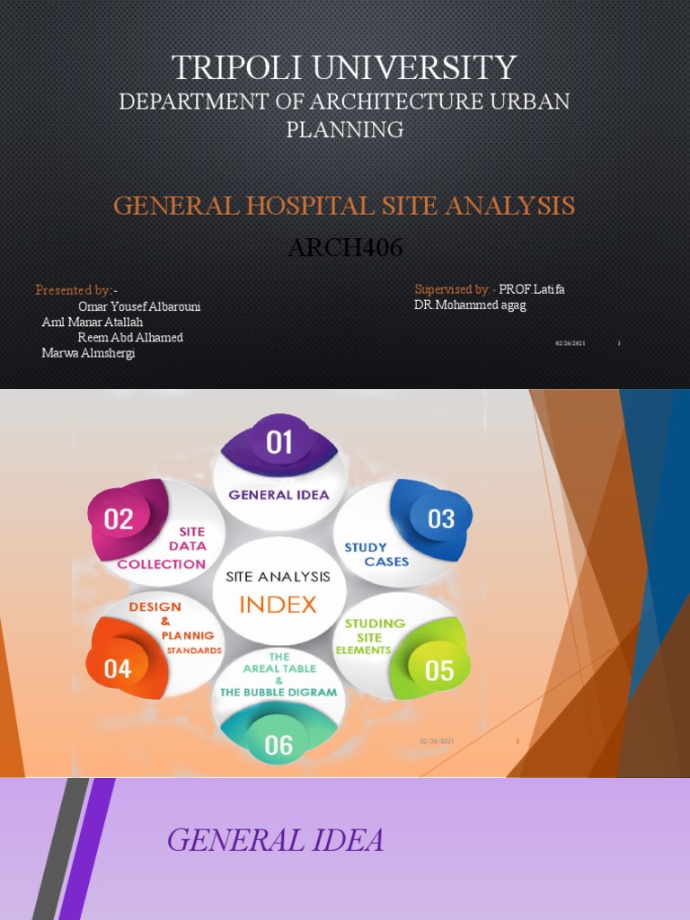 Tripoli University: General Hospital Site Analysis | PDF | Medicine ...