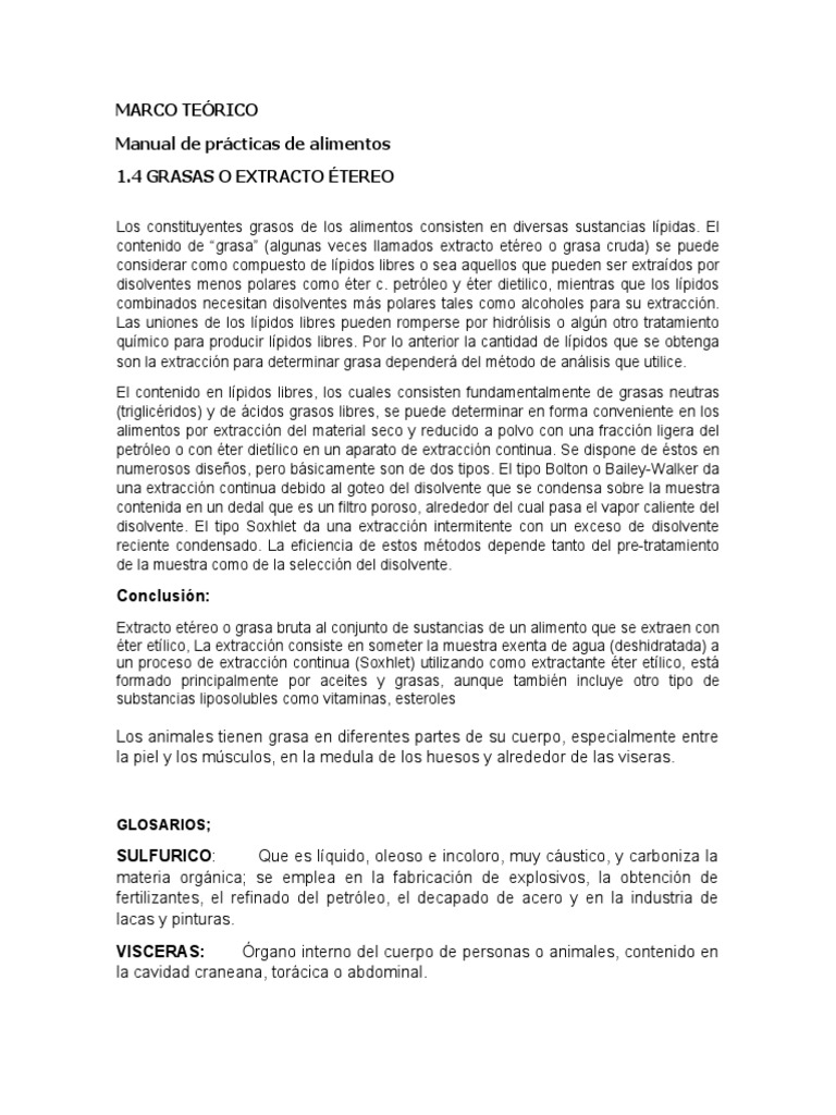 Etereo | PDF | Lípido | Compuestos de hidrógeno