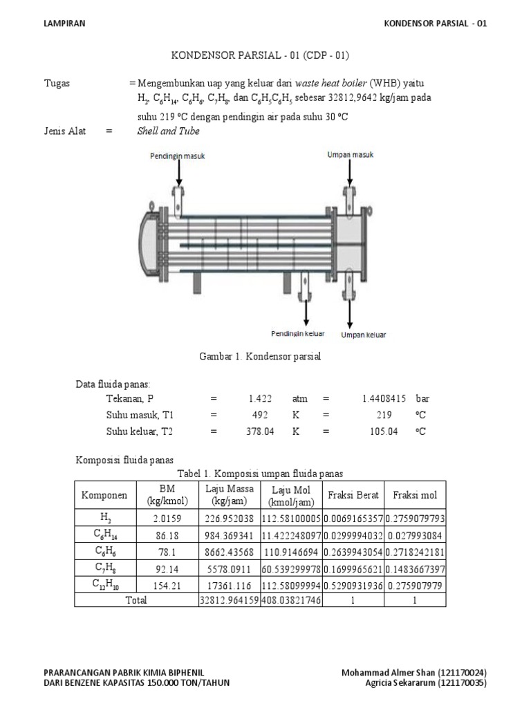 Lampiran Perhitungan Kondensor Parsial | PDF