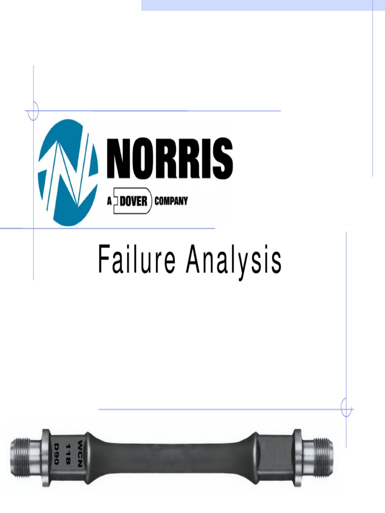 Sucker Rod Basics - Failure Analysis | PDF | Fracture | Fatigue (Material)