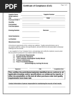 CoC Template | PDF