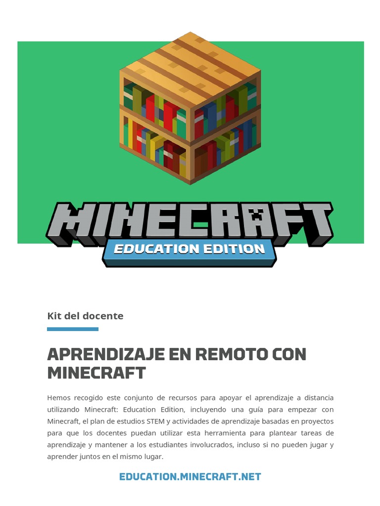 Aprendizaje en Remoto Con Minecraft Education Edition | PDF | Arte