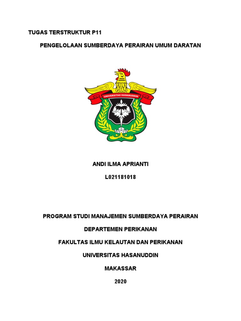 Tugas Terstruktur P11 Pengelolaan Sumberdaya Perairan Umum Daratan | PDF | Reservoir | Lake