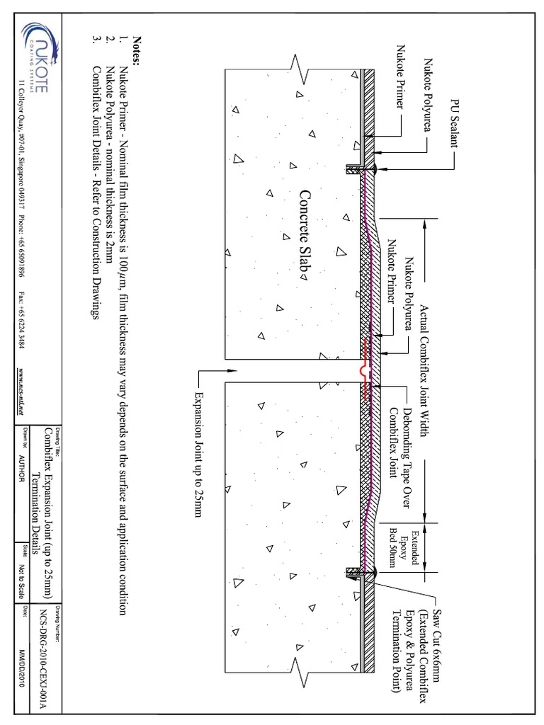 Combiflex Expansion Joint (Up To 25mm) Termination Details | PDF