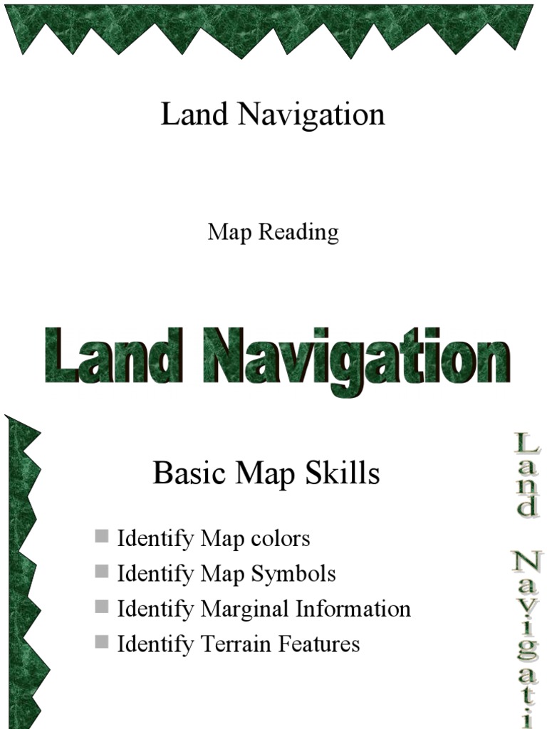 Land Navigation: Map Reading | PDF | Contour Line | Map