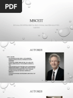 Version Imprimible MSCEIT | PDF | Inteligencia emocional | Cognición