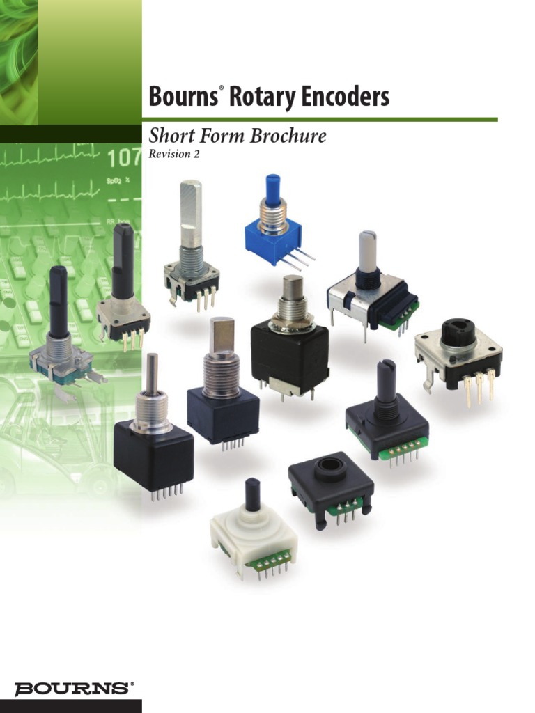 Bourns Rotary Encoders: Short Form Brochure | PDF | Electrical ...
