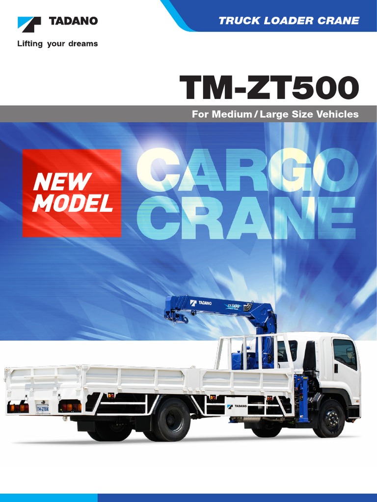 NEW Model: TM-ZT500 | PDF | Crane (Machine) | Manufactured Goods