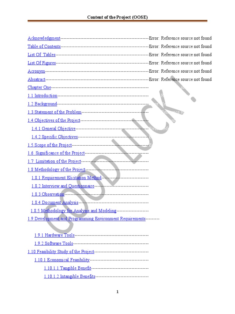 Content of The Project (OOSE) | PDF | Use Case | Information Age