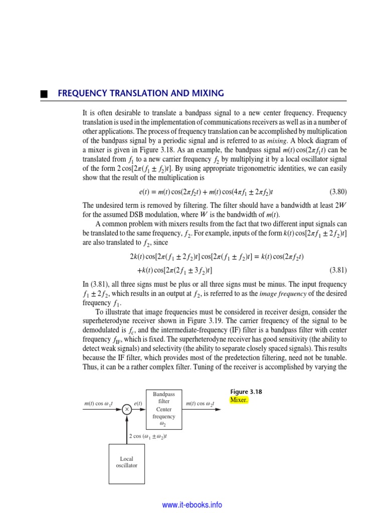 Frequency: Translation and Mixing | PDF | Electrical Engineering ...