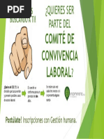 Folleto Comite de Convivencia Laboral | PDF | Salud y bienestar | Medicina
