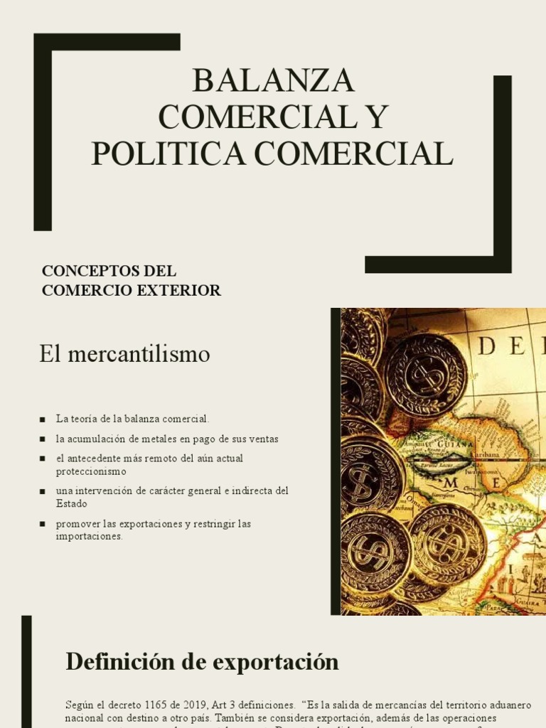 Balanza Comercial y Política Económica | PDF | Exportaciones | Arancel