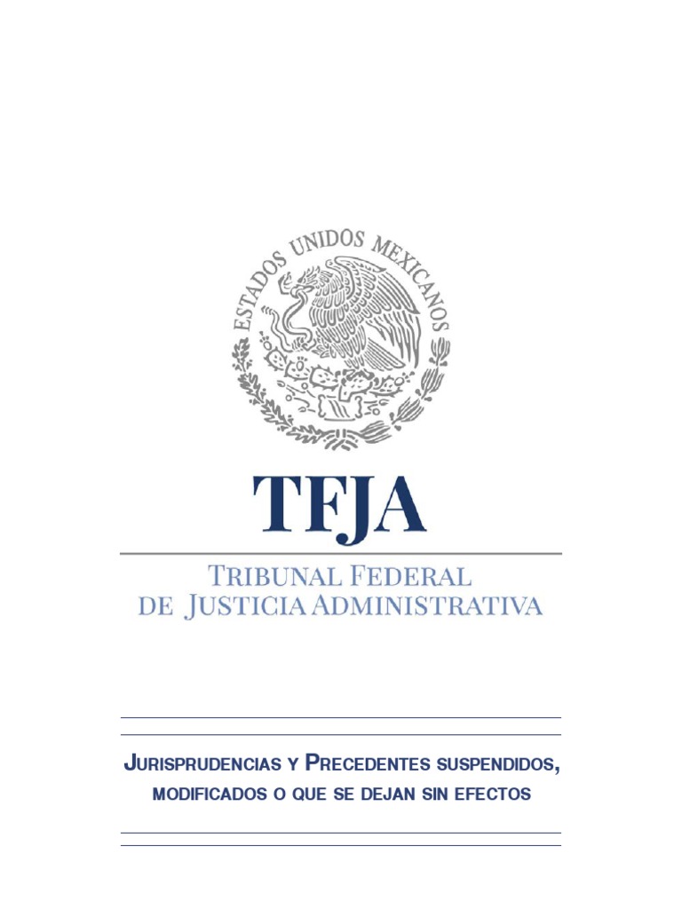 TFJA | PDF | Caso de ley | Federación