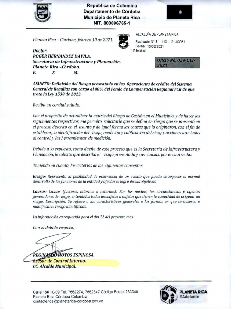 Definición Del Riesgo | PDF