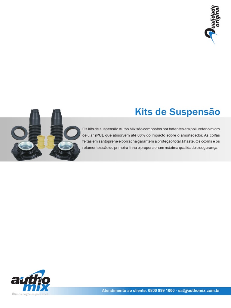 Catálogo Automix Kit de Suspensao | PDF | Front Wheel Drive Vehicles ...
