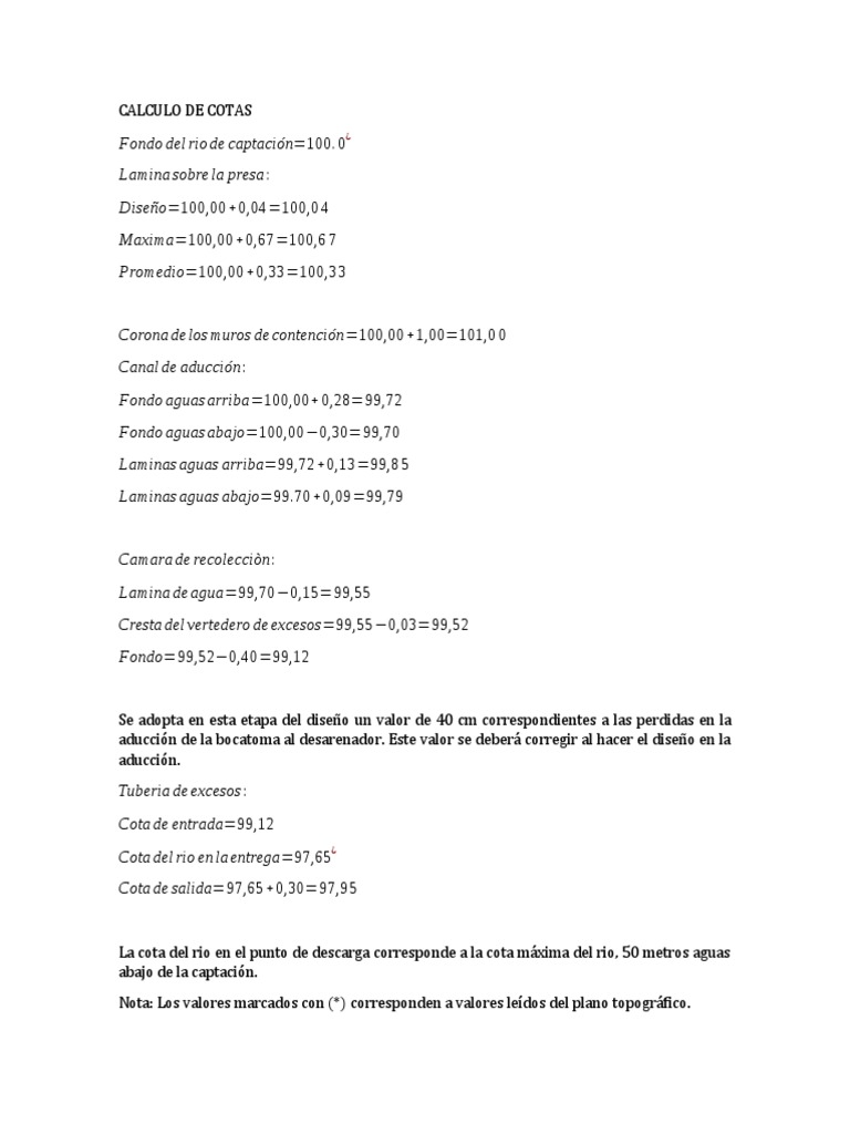 Calculo de Cotas | PDF