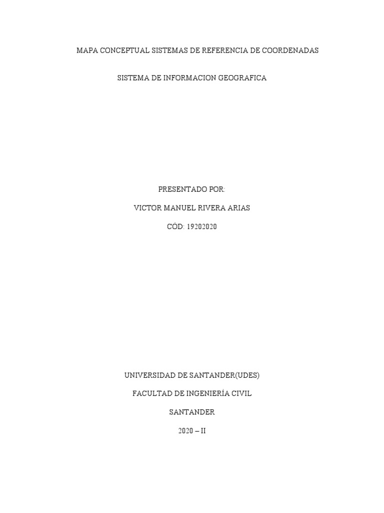 Mapa Conceptual Sig 3 | PDF | Mapa | Cartografía