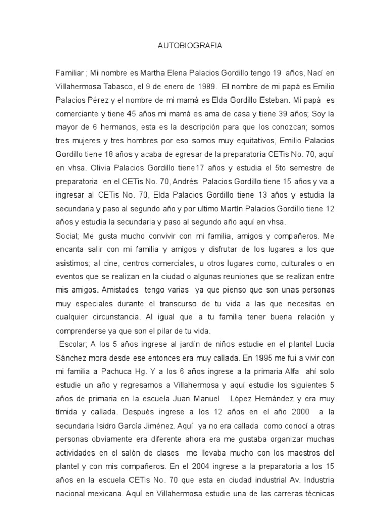 AUTOBIOGRAFIA