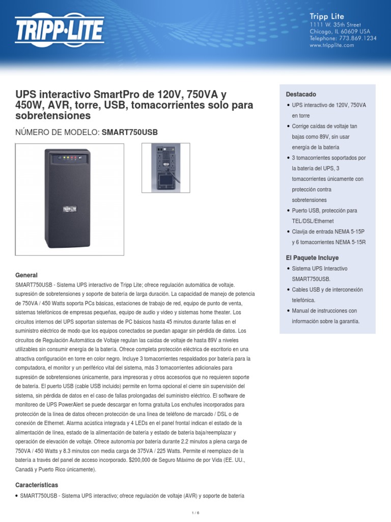 Smart 750 Usb | PDF | USB | Periférico