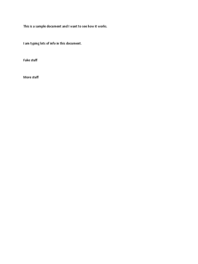 Sample Document Overview and Insights | PDF