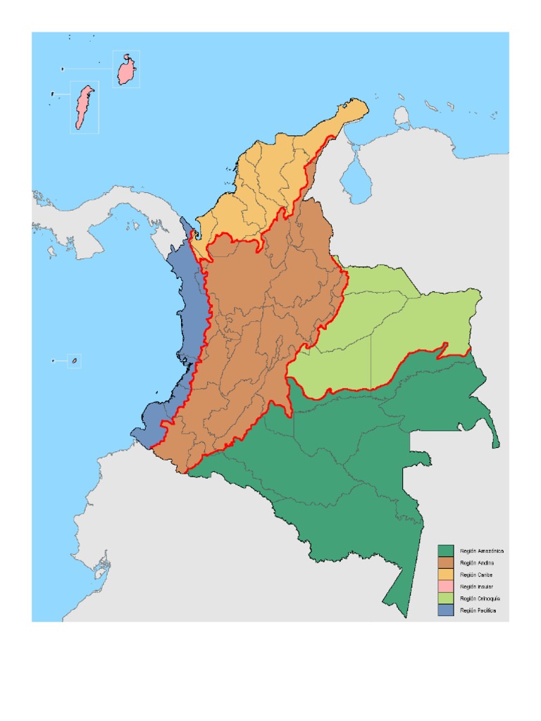 Regionés Naturales de Colombia Completo | PDF | Geografía Física ...