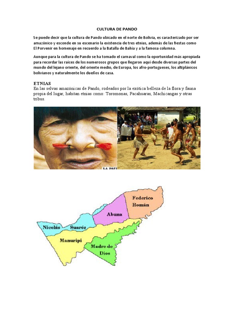 Cultura de Pando | PDF