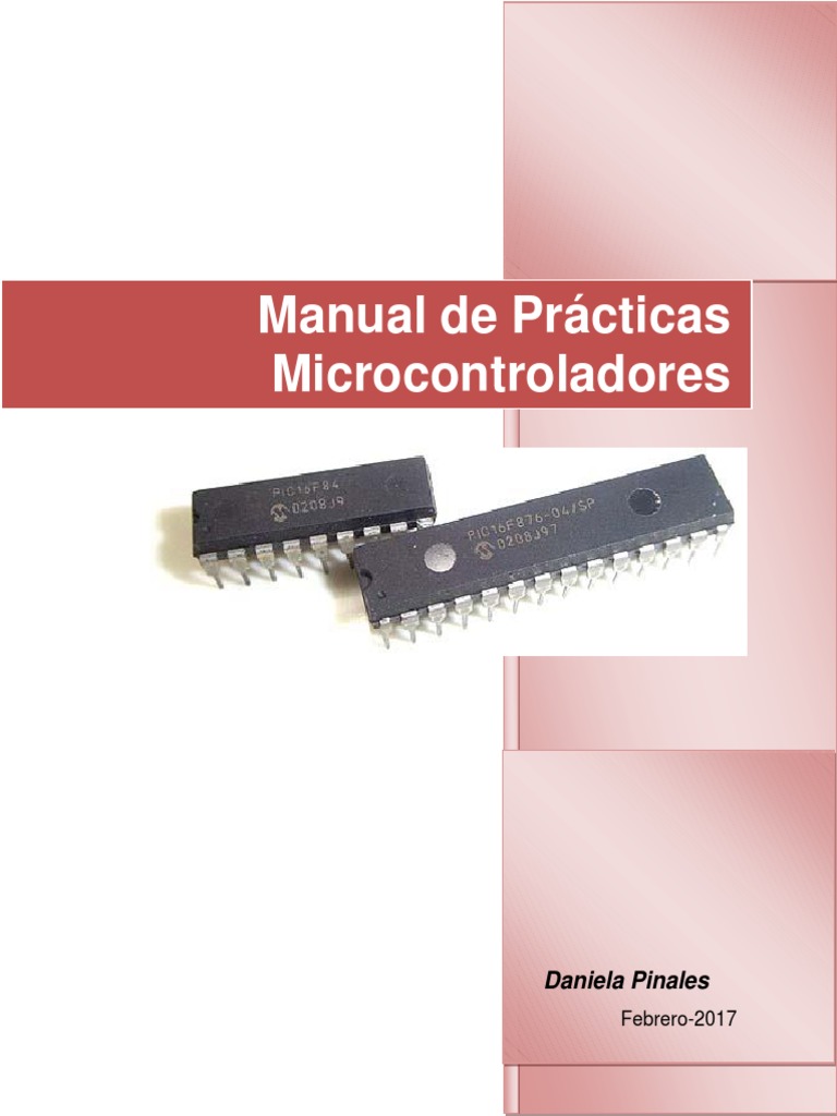 Manual Practicas Microcontroladores | PDF | Diodo emisor de luz | Microcontrolador