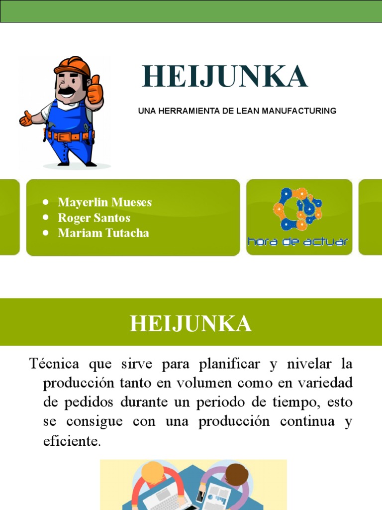 HEIJUNKA | PDF | Lean Manufacturing | Gestión de la cadena de suministro