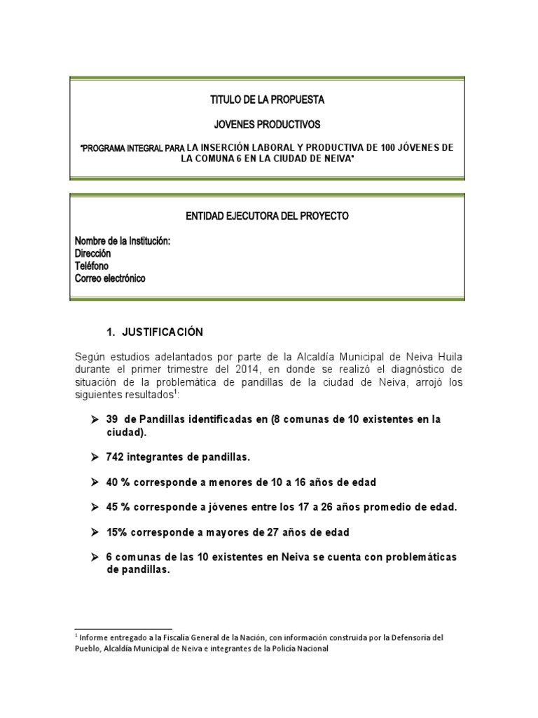 Proyecto Comuna 6 | PDF | Iniciativa empresarial | Autoestima