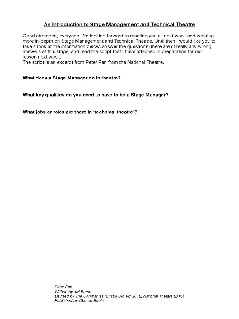 Intro To Tech Worksheet | PDF