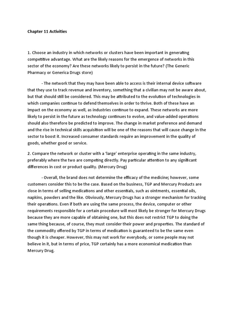 Chapter 11 Activities - Stratman | PDF