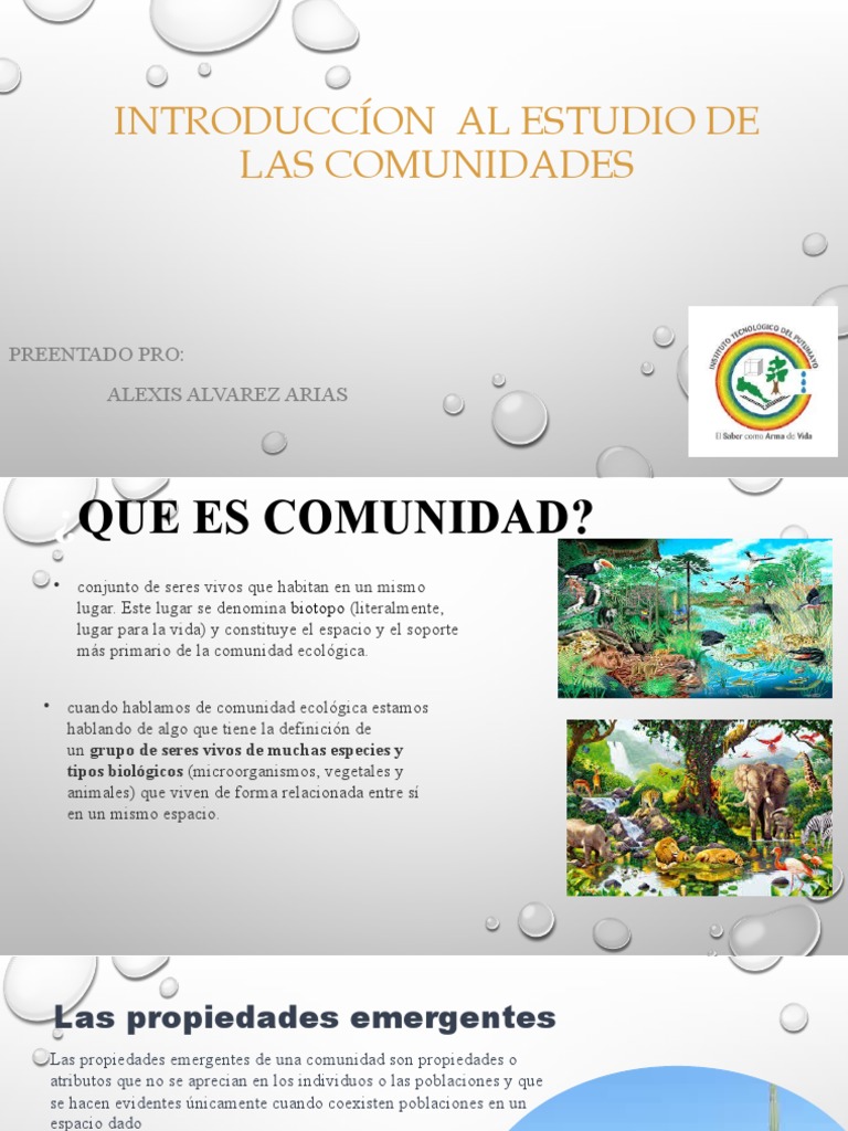 Introduccíon Al Estudio de Las Comunidades | PDF | Organismos | Especies