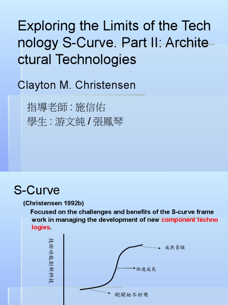 Limits of the Technology S-Curve | PDF | Technology & Engineering