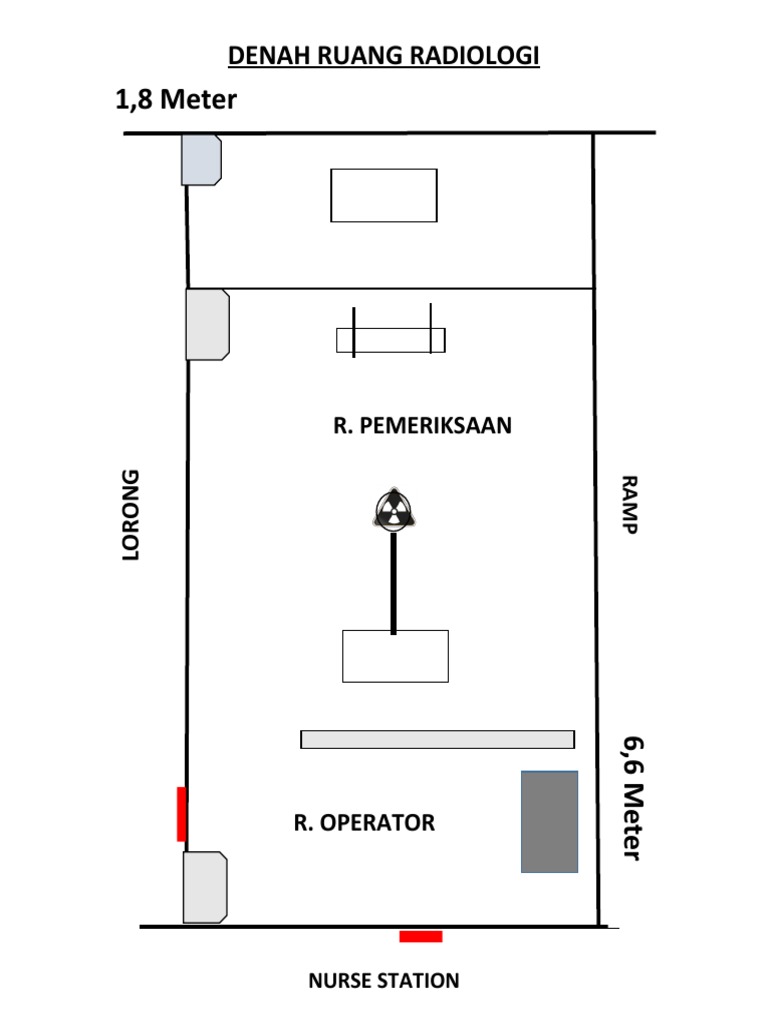 Denah Ruang Radiologi | PDF
