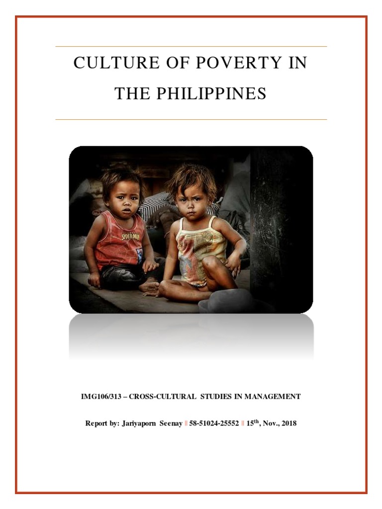 Culture of Poverty in The Philippines: Img106/313 - Cross-Cultural ...