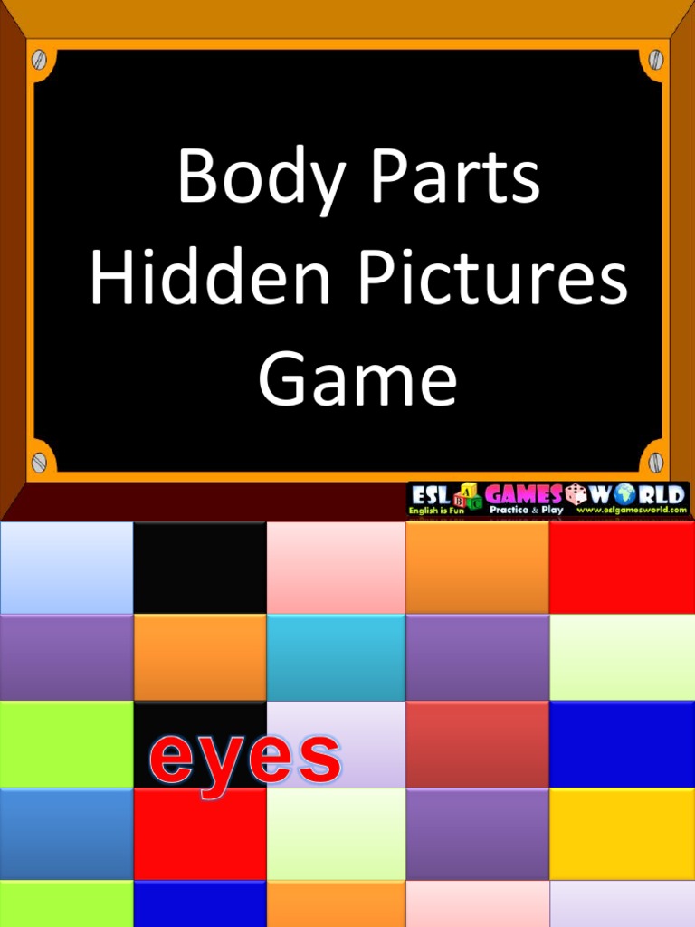 Body Parts Hidden Pictures Game | PDF